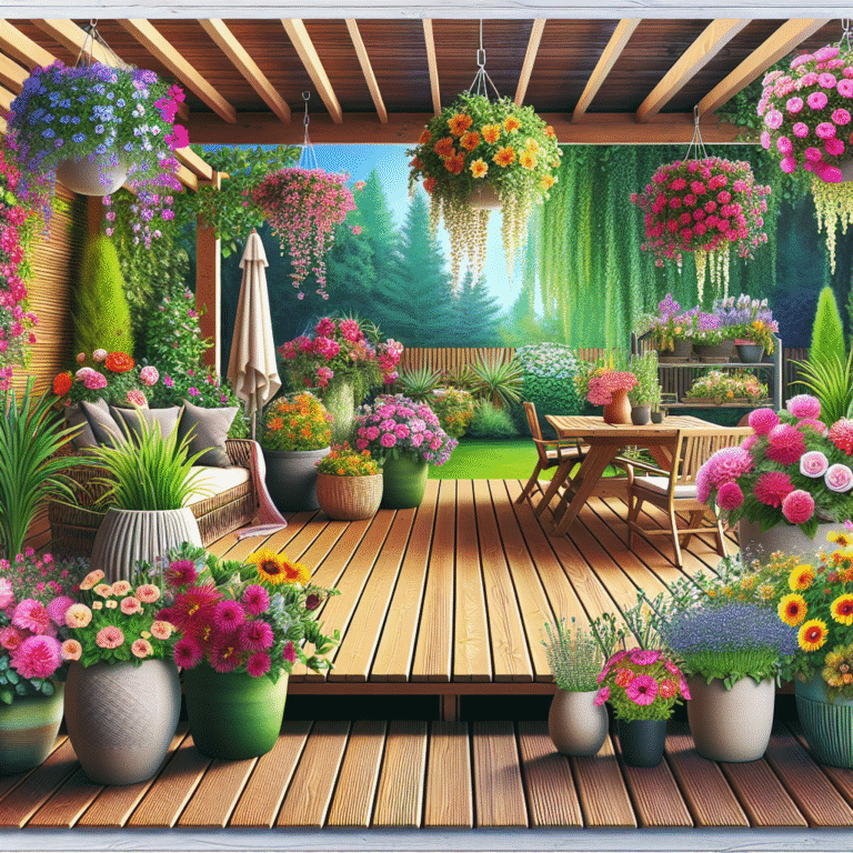 10 Stunning Deck Flower Ideas to Transform Your Outdoor Space - Green ...